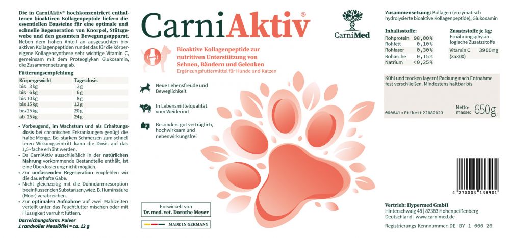 CarniAktiv - for a flexible musculoskeletal system